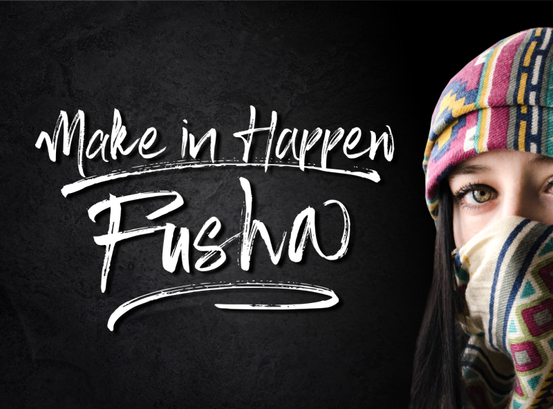 Fusha Poster - Fusha Font Brush by Mabhal Studio on Dribbble