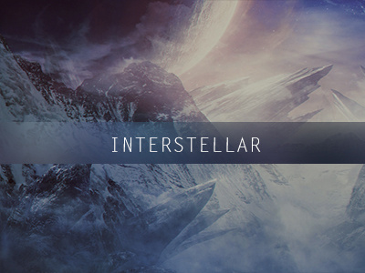 Interstellar by moli on Dribbble