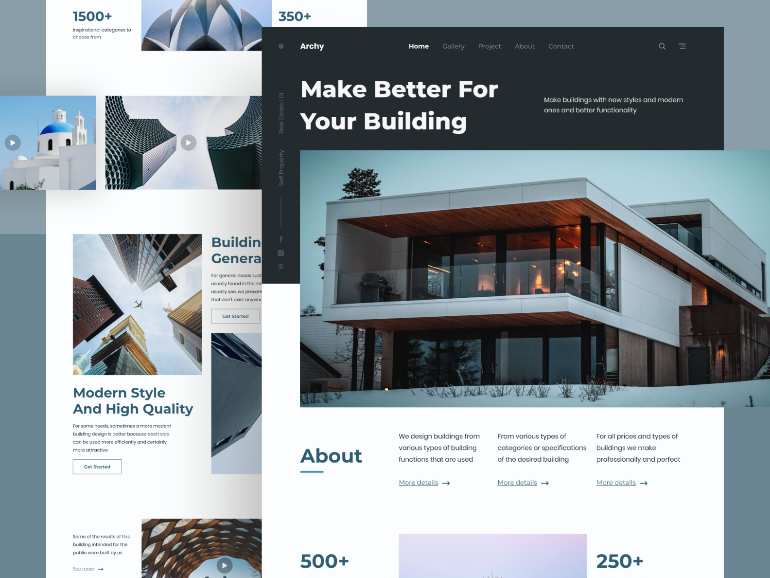 Architecture Landing Page by Aryo Pamungkas for SLAB Design Studio on ...