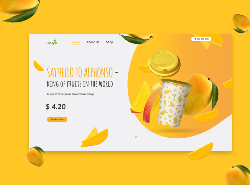 Web Header Design by Hashim shaikh on Dribbble