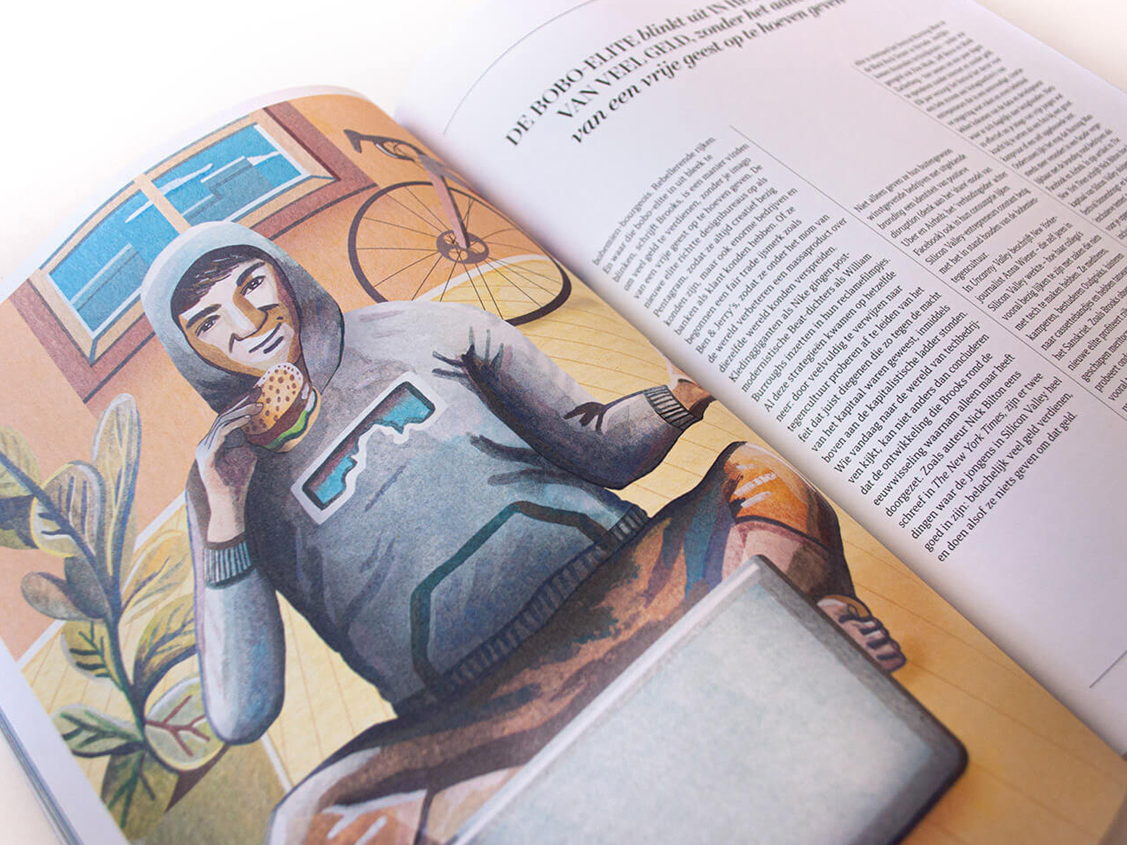 Quote Magazine Illustration Spread by Haydn Symons on Dribbble