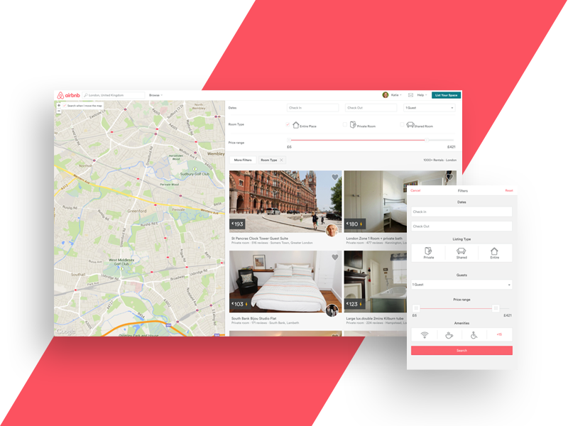 Browse thousands of Airbnb UI images for design inspiration | Dribbble