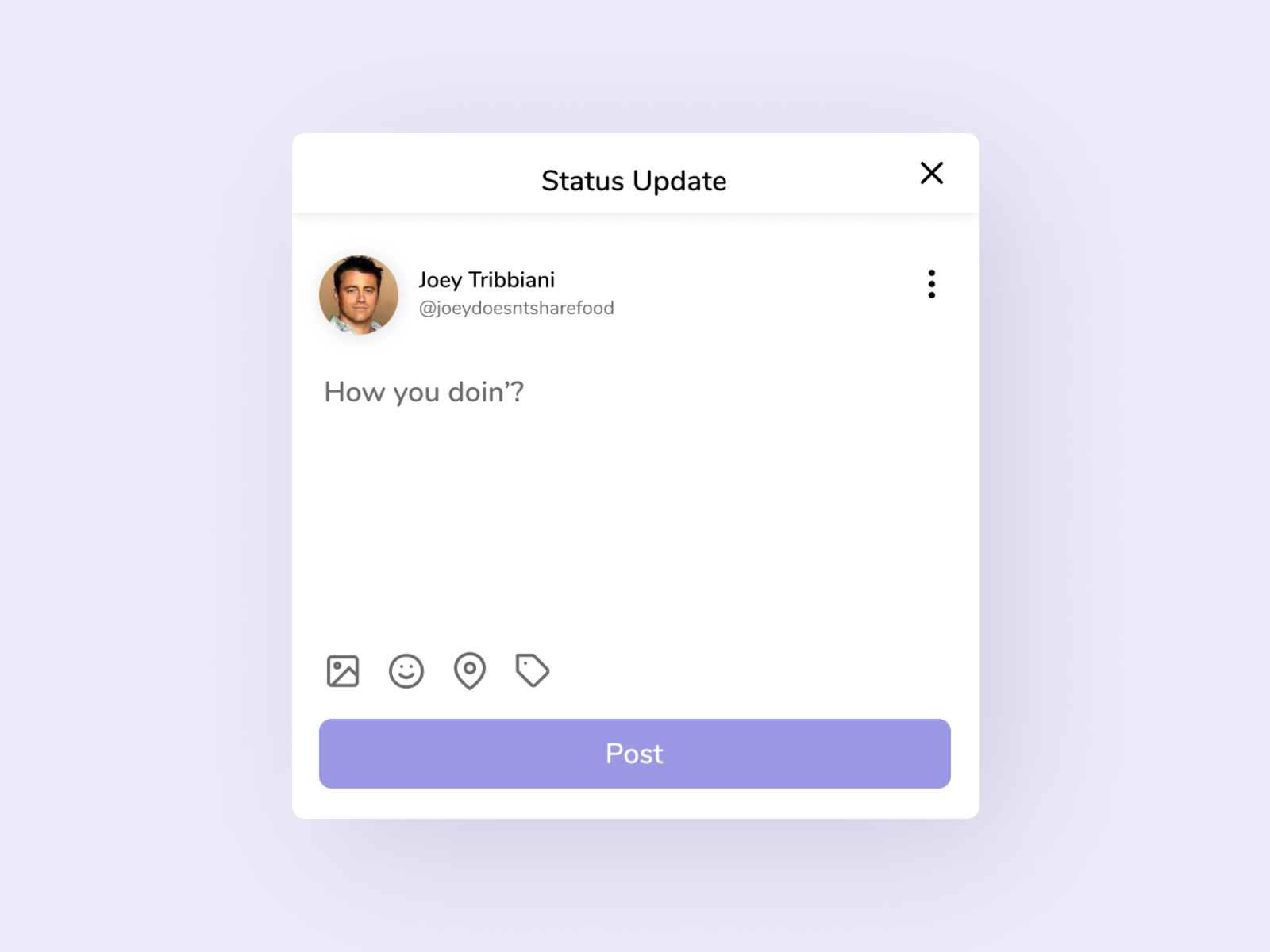 Daily UI 081 Status Update by Tanusha Agarwal on Dribbble
