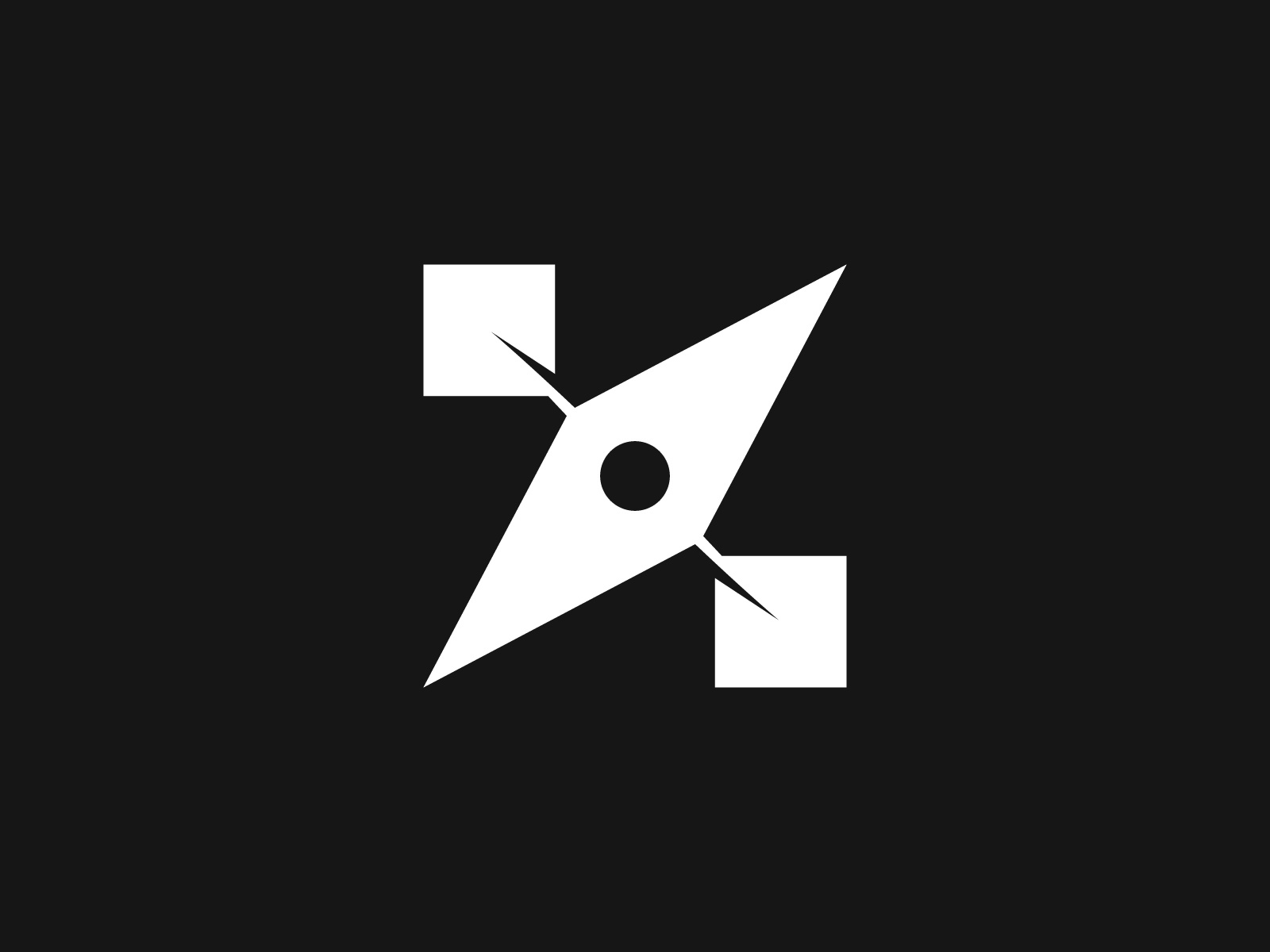 Compass Mark Logo by Fauzimqn on Dribbble