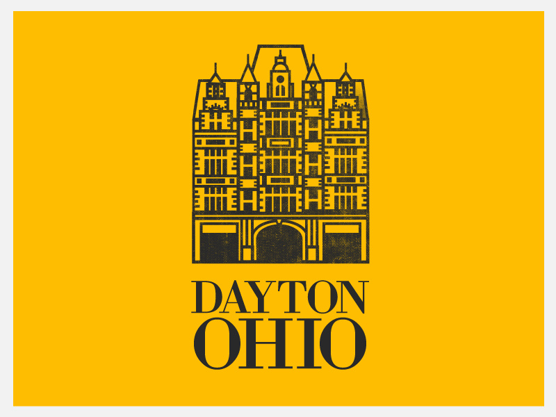Dayton, Ohio Poster by David Falter on Dribbble