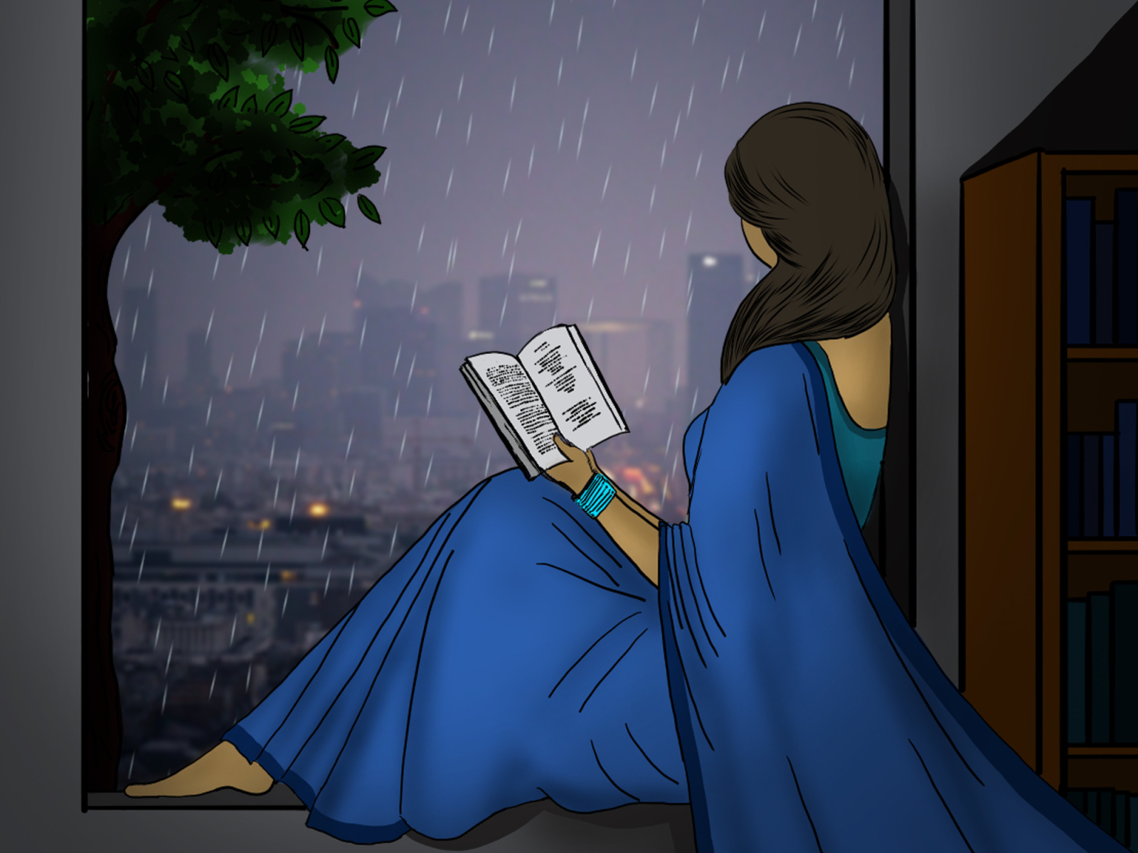 GIF rain by Fariha Islam on Dribbble