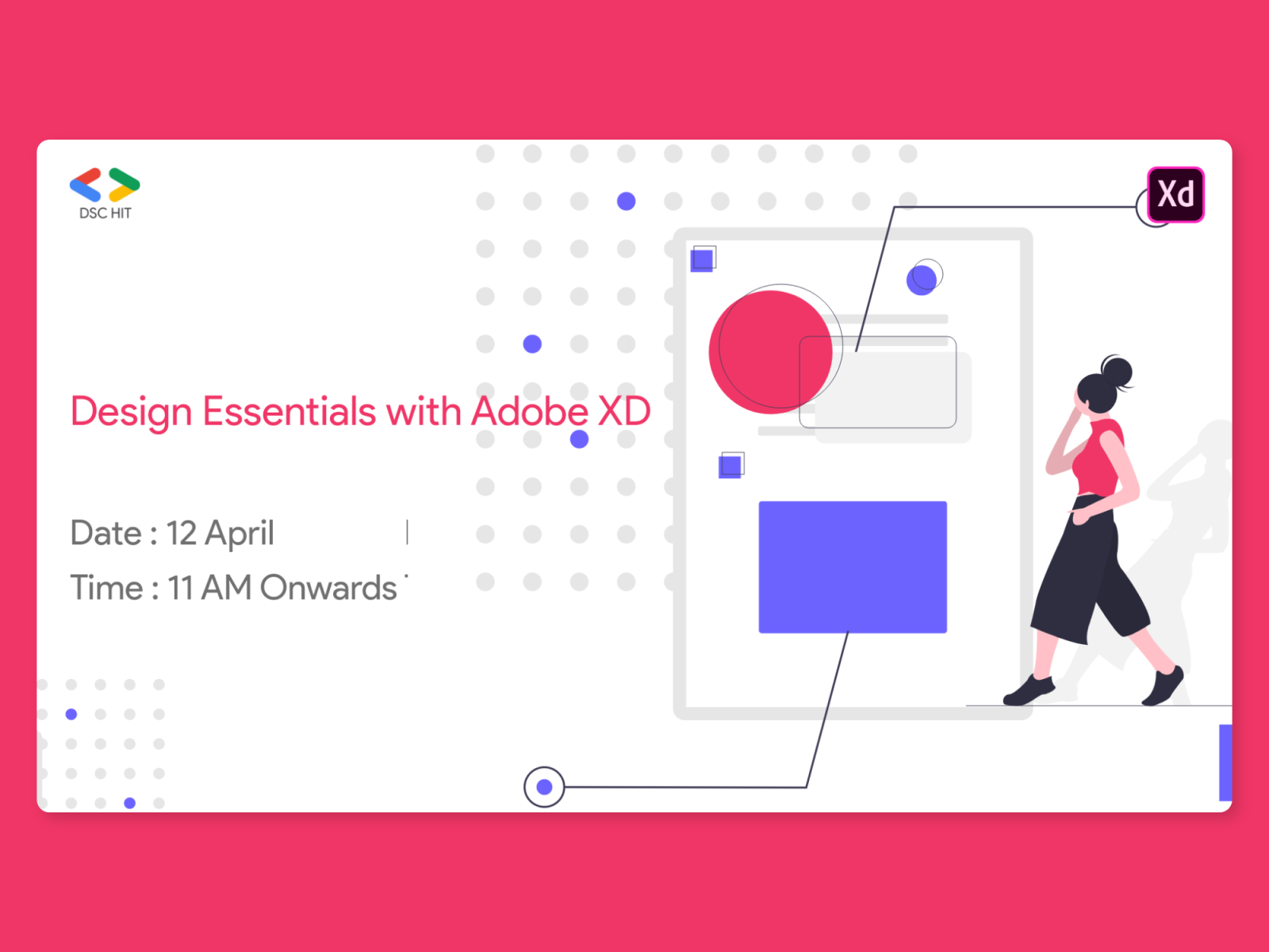 Adobe XD tutorial poster by Rajat Chowdhury on Dribbble