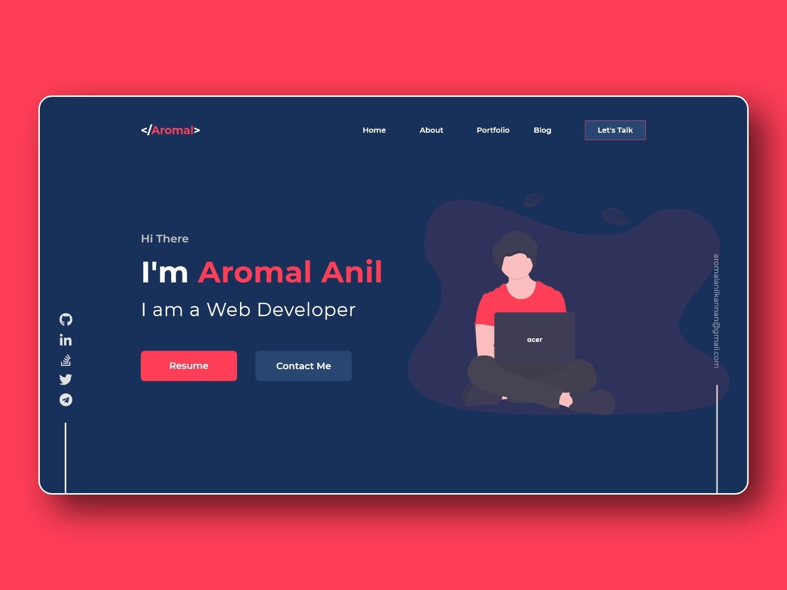 Web Developer Portfolio Website Templates How To Build Your First Web 
