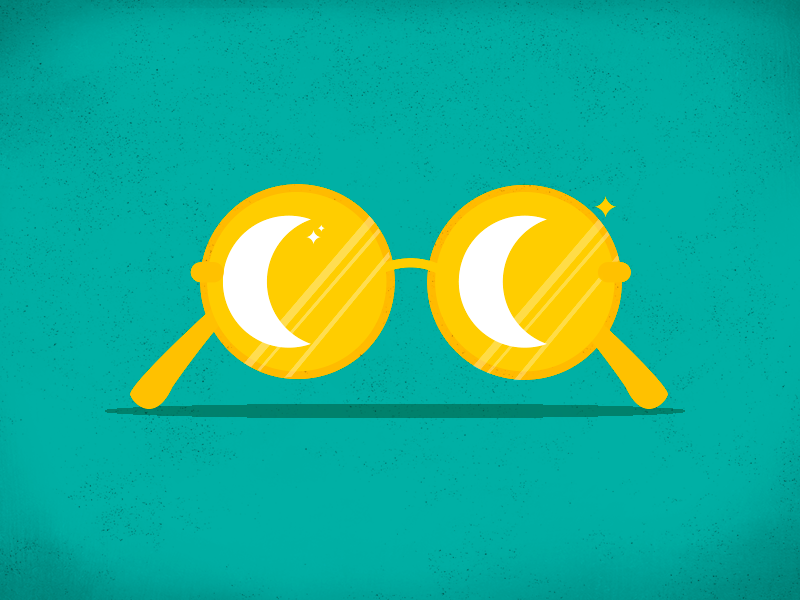 Moon Sunnies by Kelsey Erin Sky on Dribbble