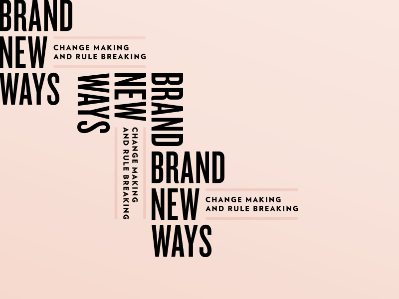 Brand New Ways by Shauna Haider on Dribbble