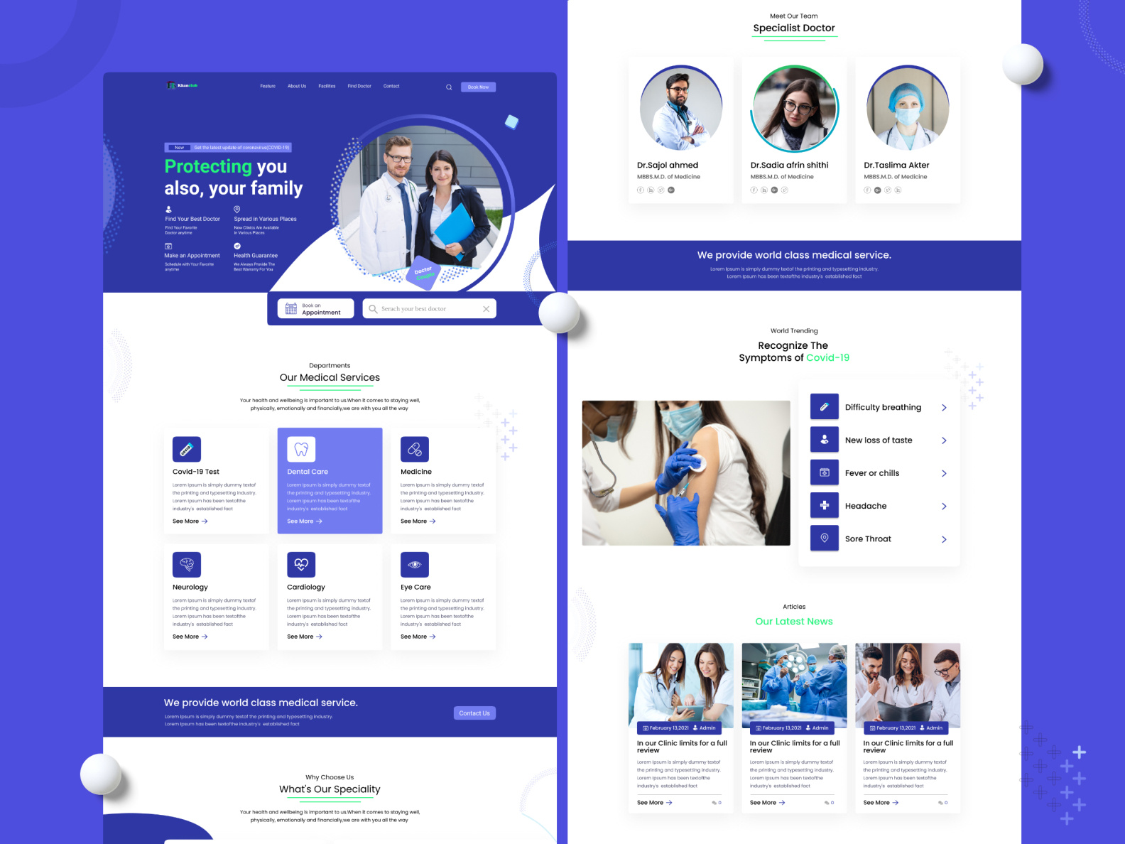 Health Management System by MD. HASIBUL ISLAM on Dribbble