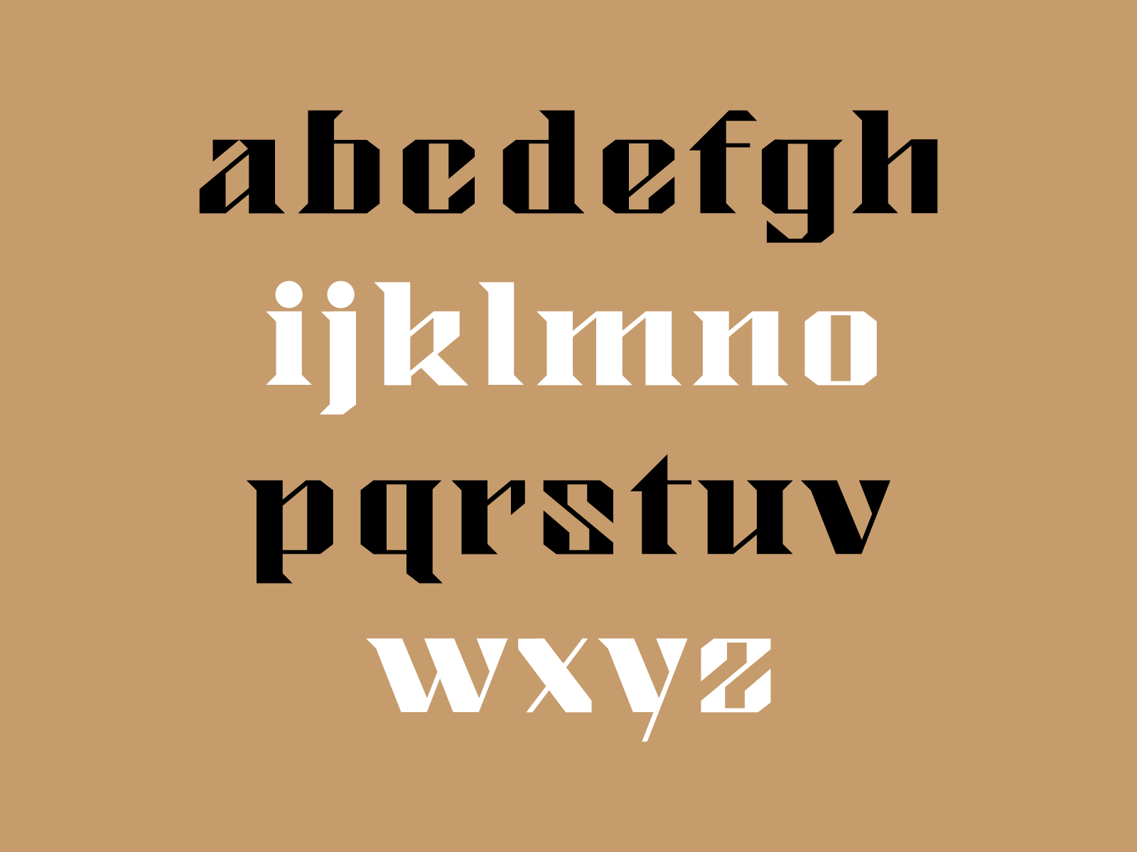 Custom Font By Jevons Design Co On Dribbble