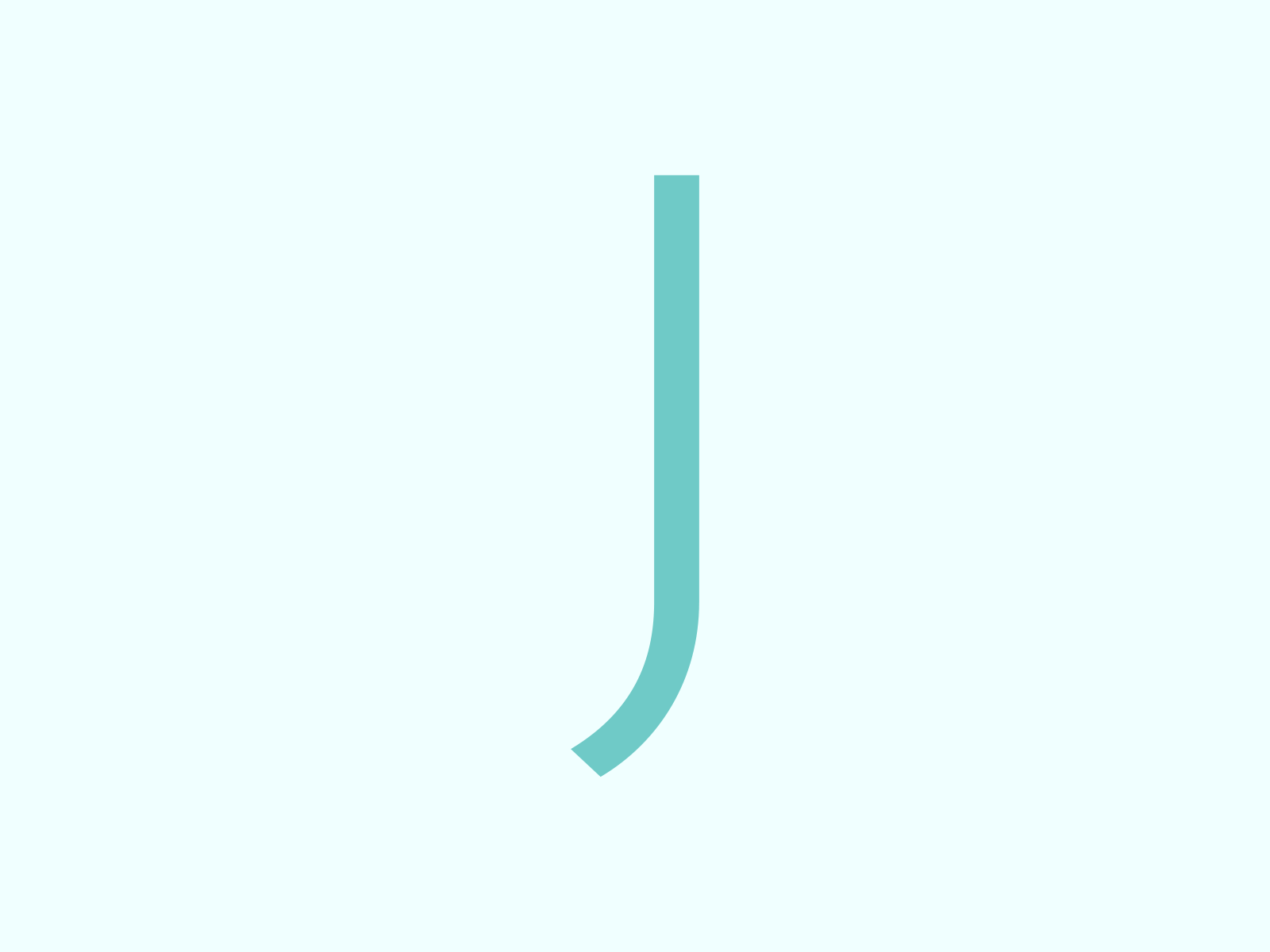 Capital J Glyph by Eksign on Dribbble
