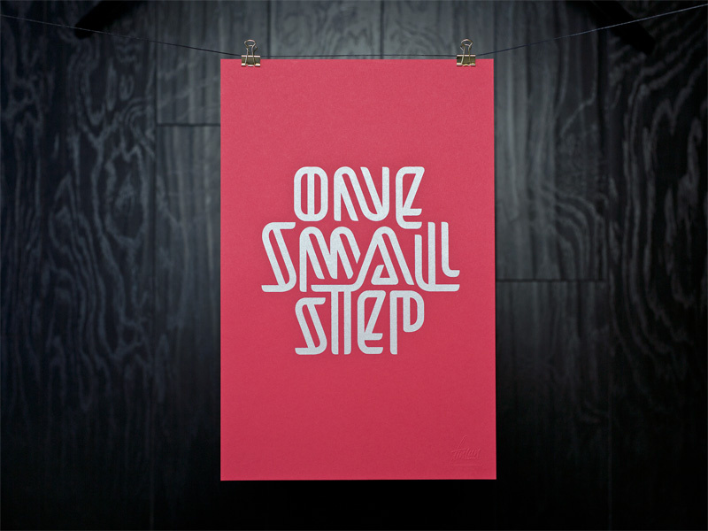 One Small Step Poster by Terence Tang on Dribbble