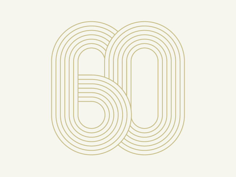 60 monogram by Samadara Ginige on Dribbble