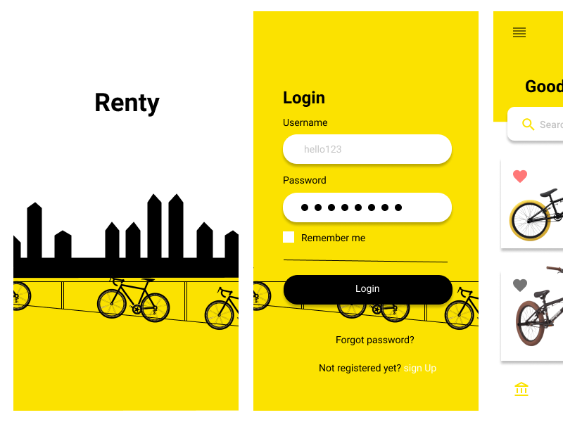 Renty by Ifeanyi Anuebunwa on Dribbble