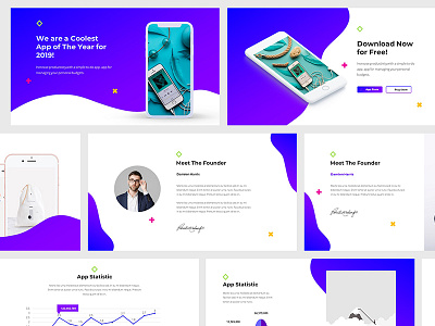 Mobile App Powerpoint Proposal Presentation Template by Giant Design on ...