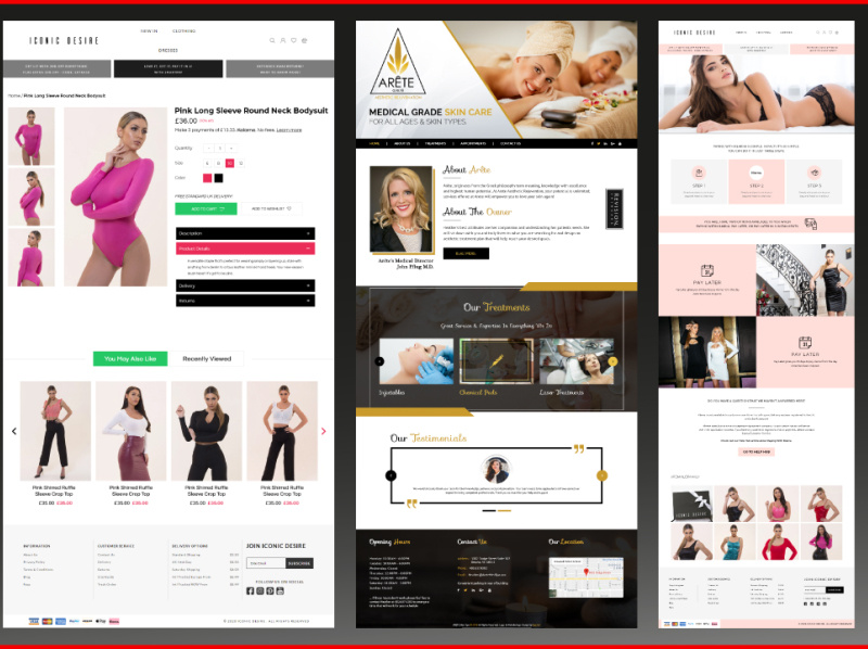 E commerce designs by Fanz Creative on Dribbble