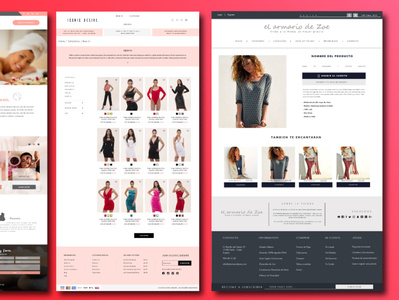 E commerce website design by Fanz Creative on Dribbble