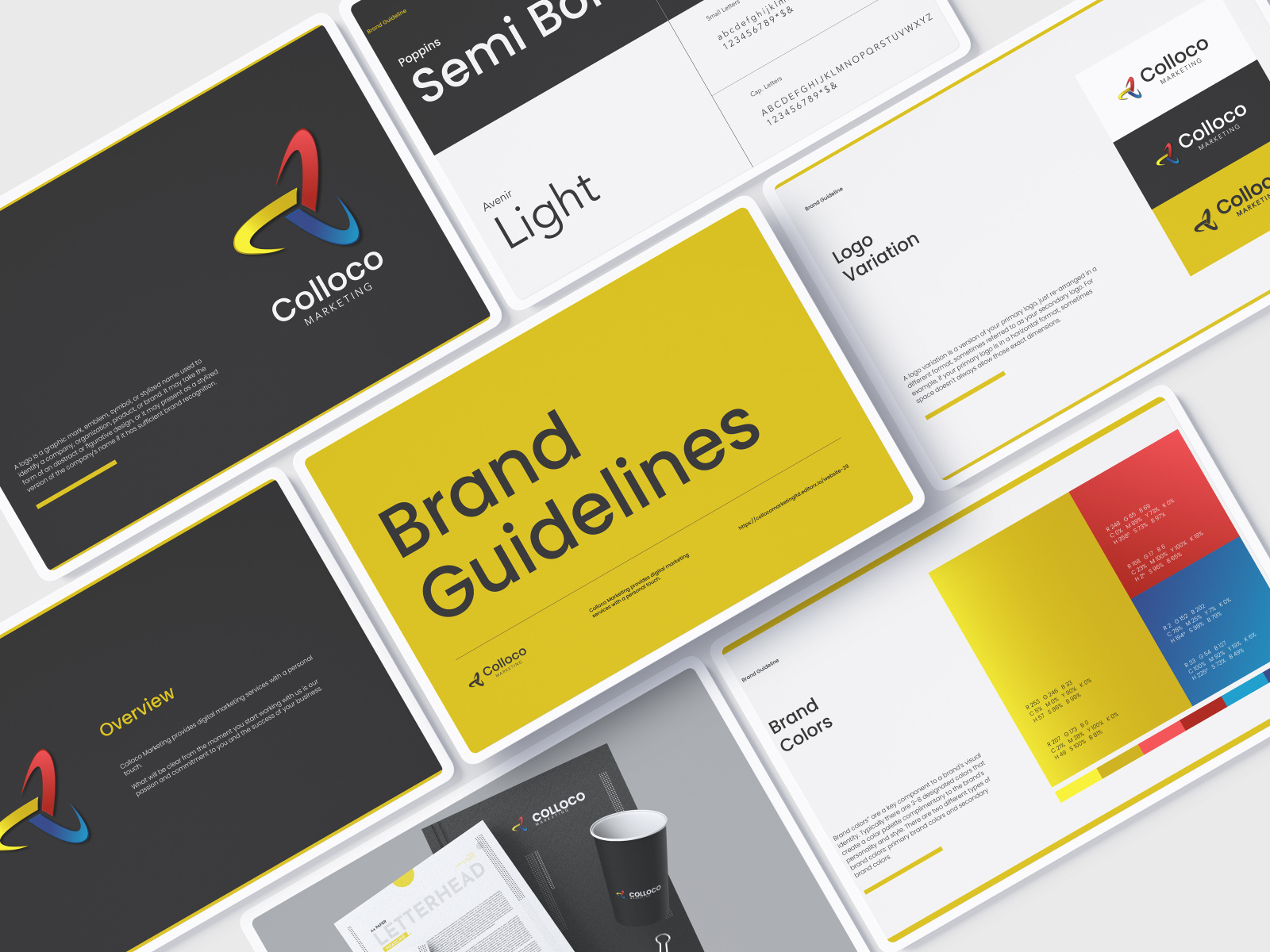 Colloco Style Guideline by Fanz Creative on Dribbble