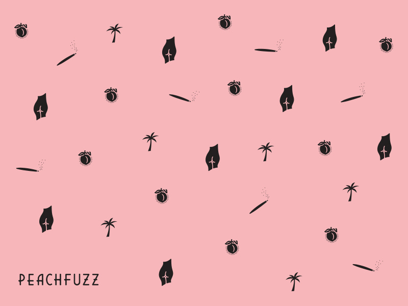 Peachfuzz pattern by Stephen Rockwood on Dribbble
