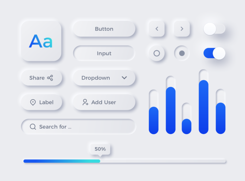 Buttons and Icons by Jackie Randell on Dribbble