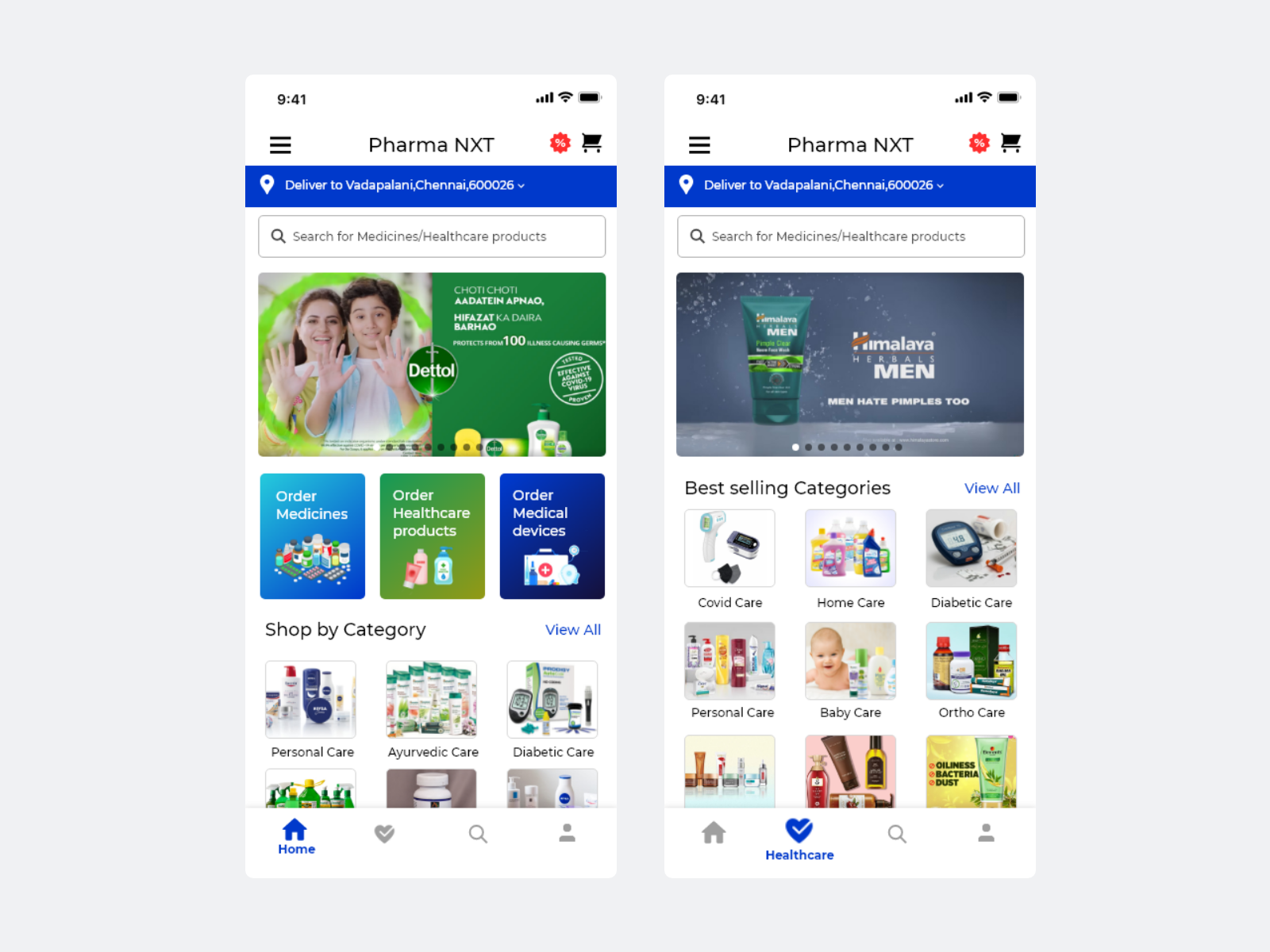 Pharma App by Arvind Subramanian on Dribbble