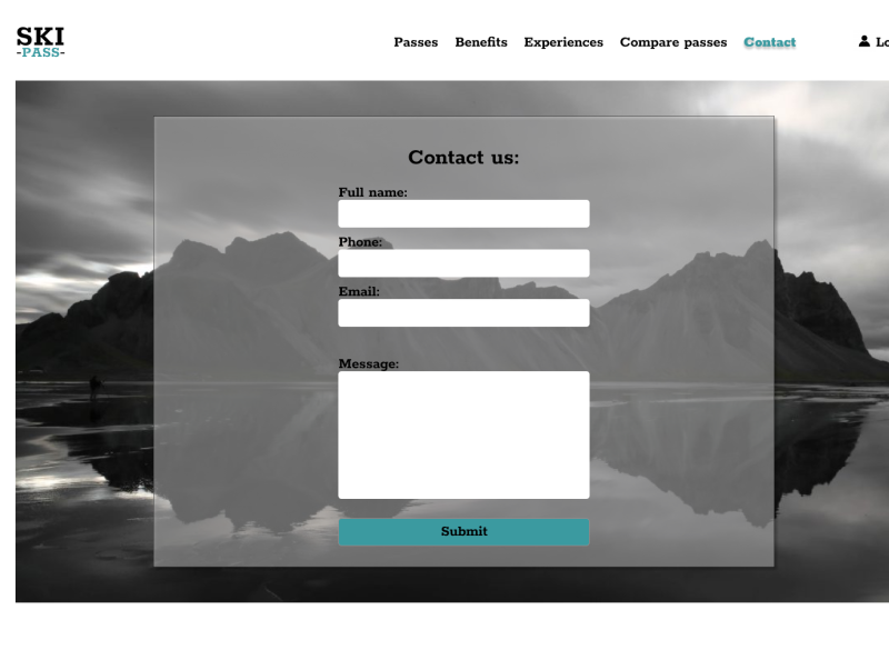 Contact Page Daily UI by Lisa Arcangel on Dribbble