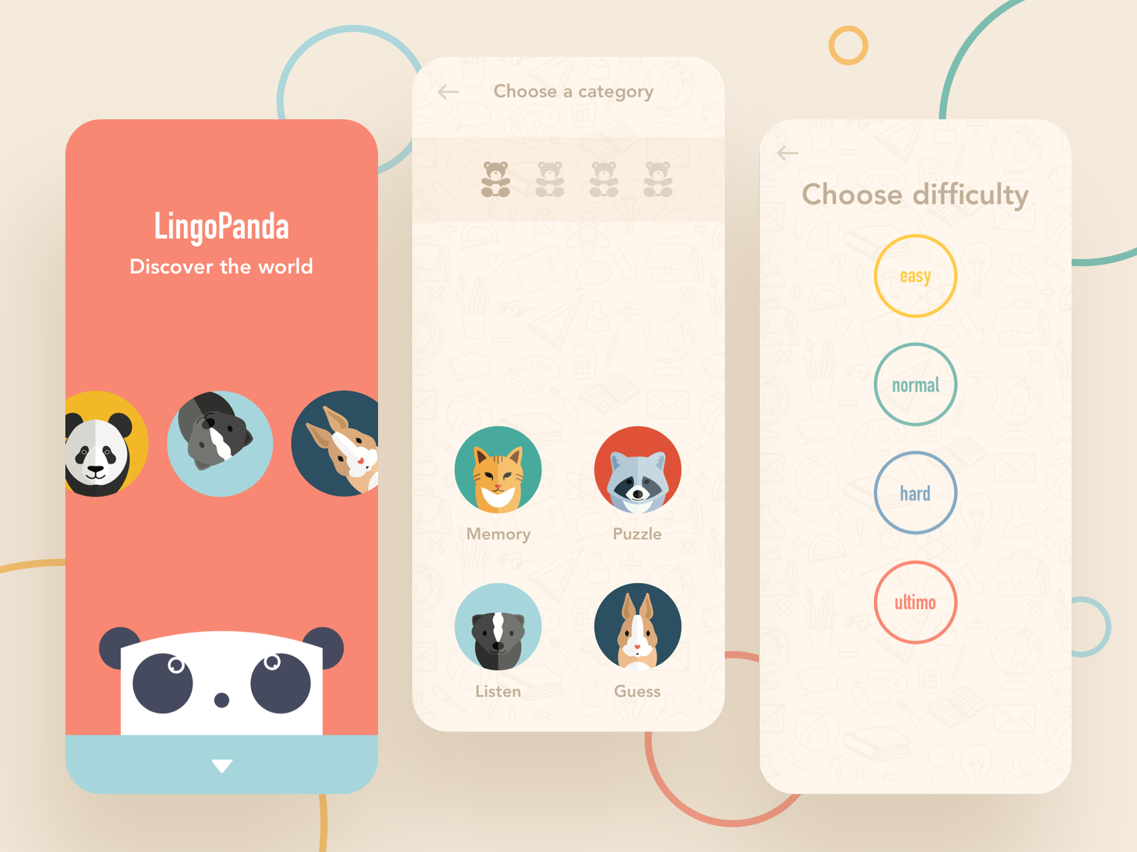 LingoPanda App by Benjo on Dribbble