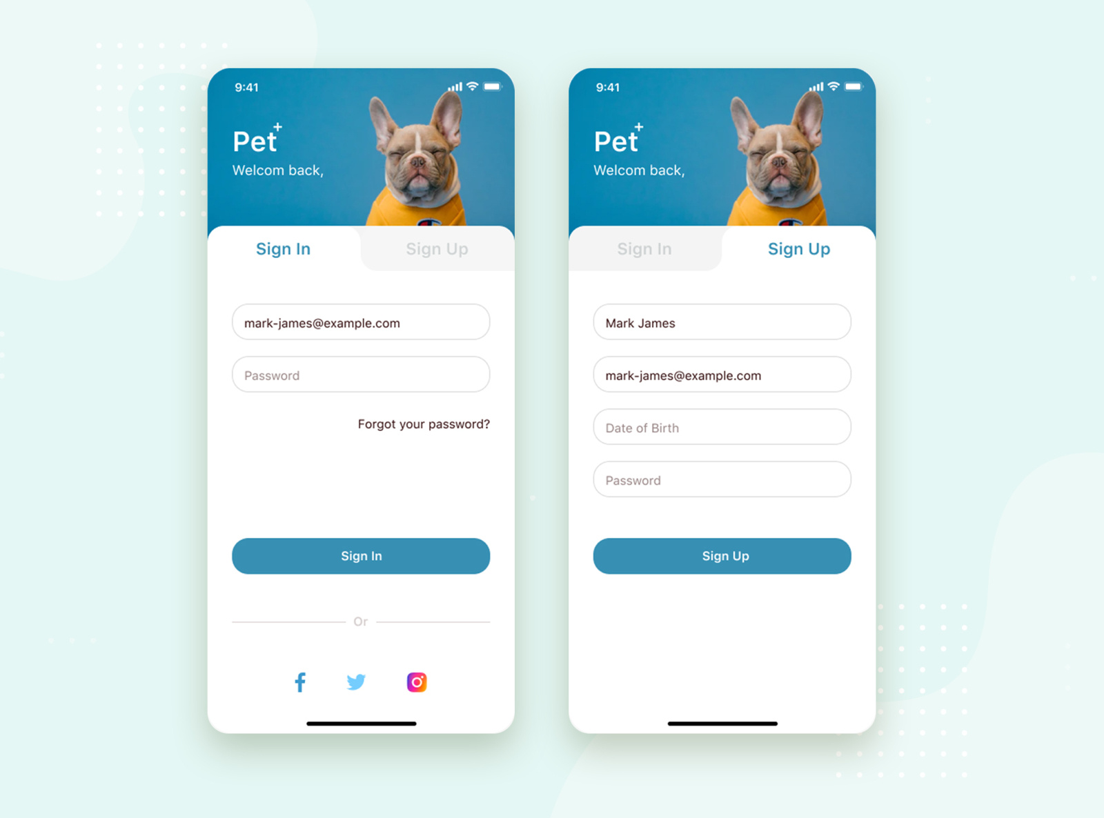 Log In Form UI concept by Sy Thong Nguyen on Dribbble