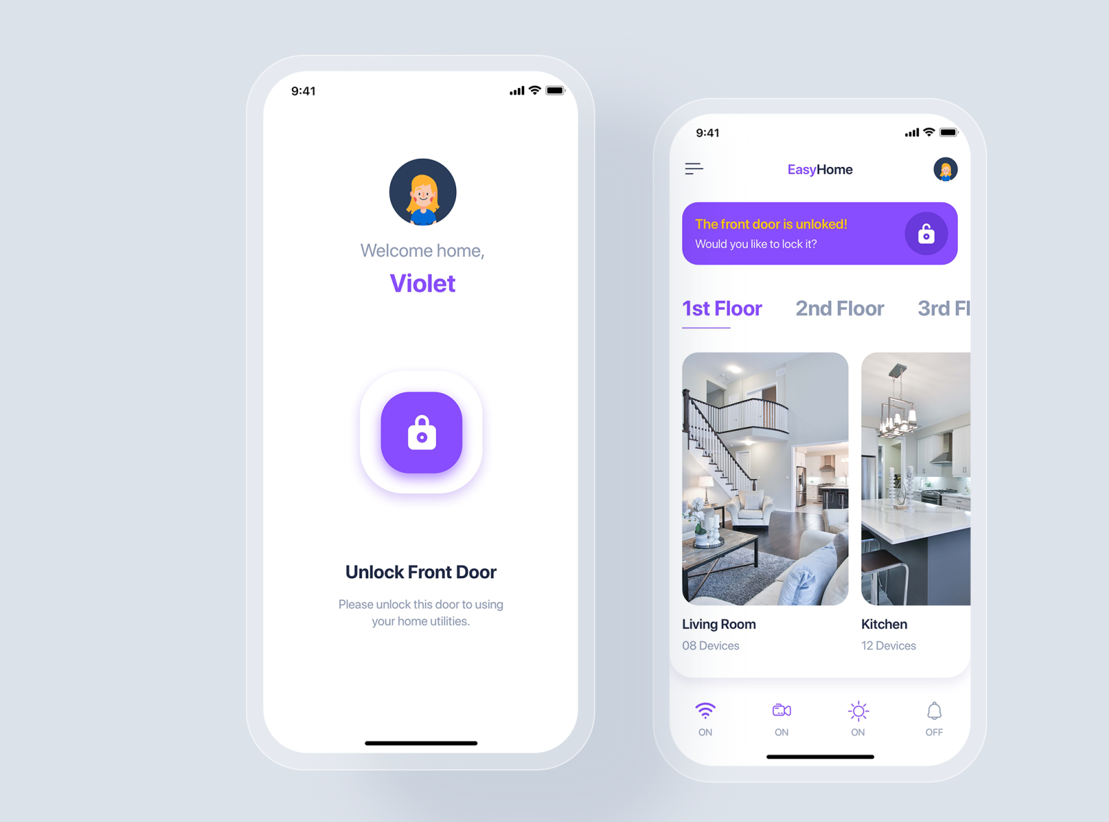 Smart Home Ui App by Sy Thong Nguyen on Dribbble
