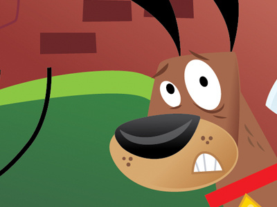 Scaredy Dog by Rob McClurkan on Dribbble