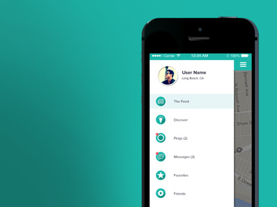 Menu WIP by Stephen Calvillo on Dribbble