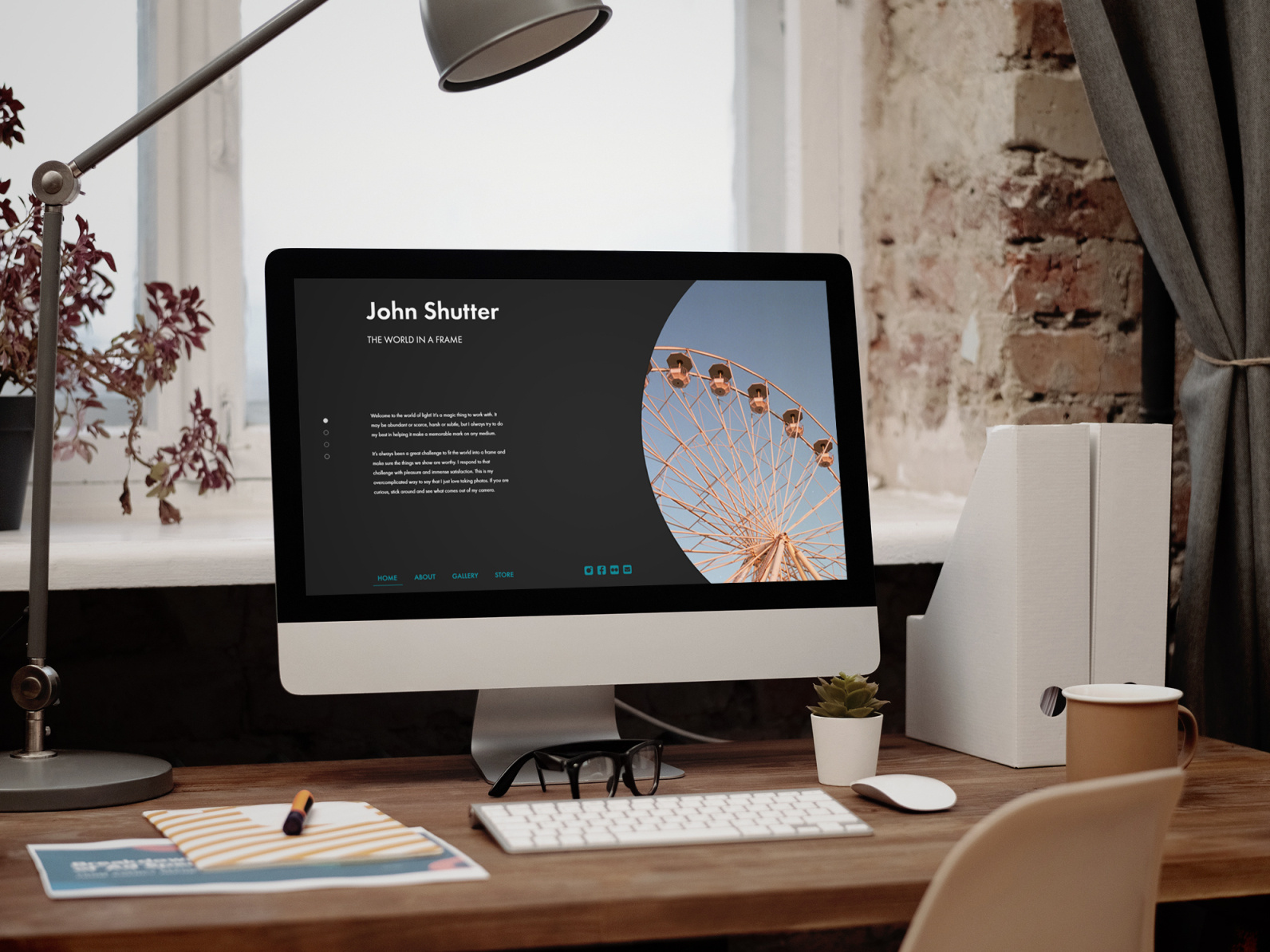 Website Design for a Photo Portfolio by Daniel Todorov on Dribbble