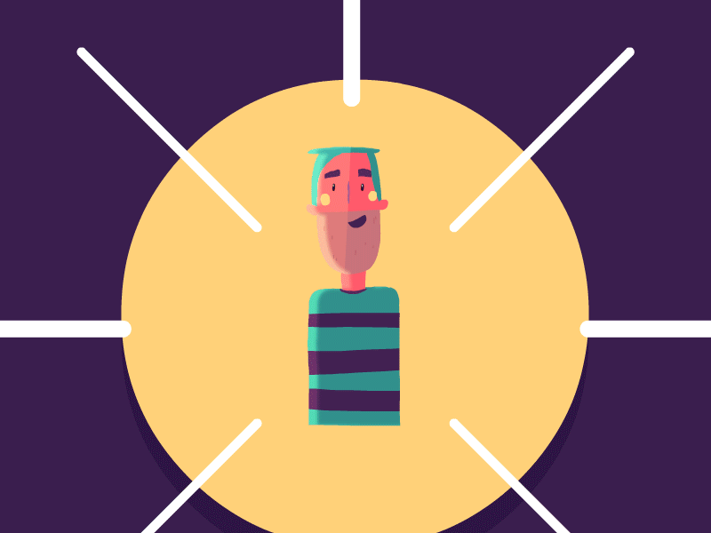 positive heart [gif] by henrique barone on Dribbble