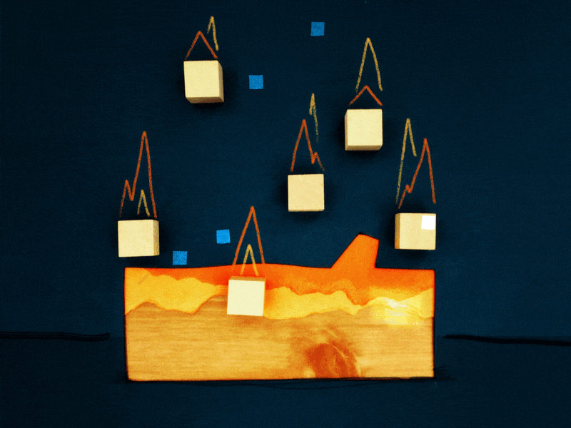 pixely log [gif] by henrique barone on Dribbble