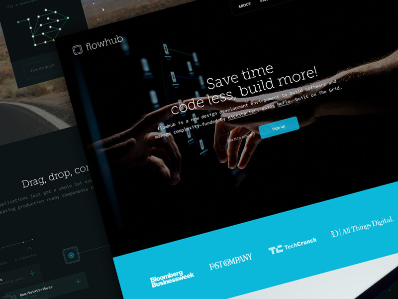 flowhub by Leigh Taylor on Dribbble