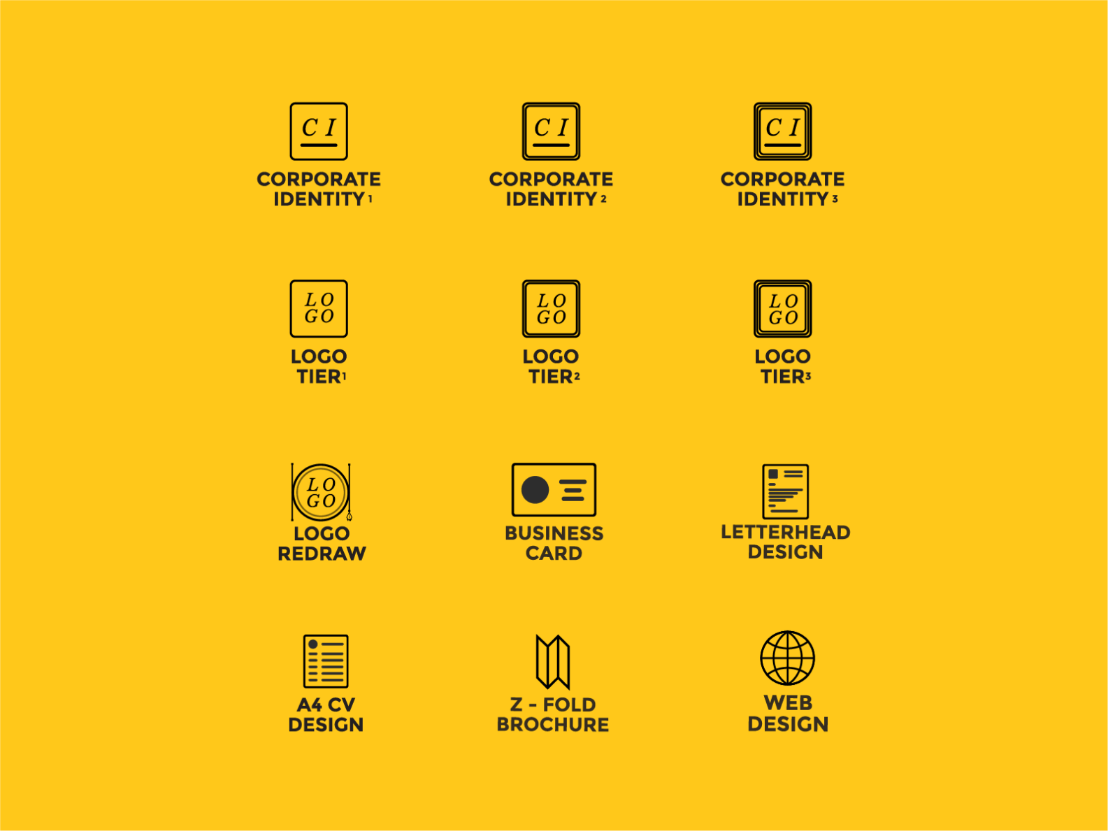 Design Services Icon Set by Byron Sweetman on Dribbble