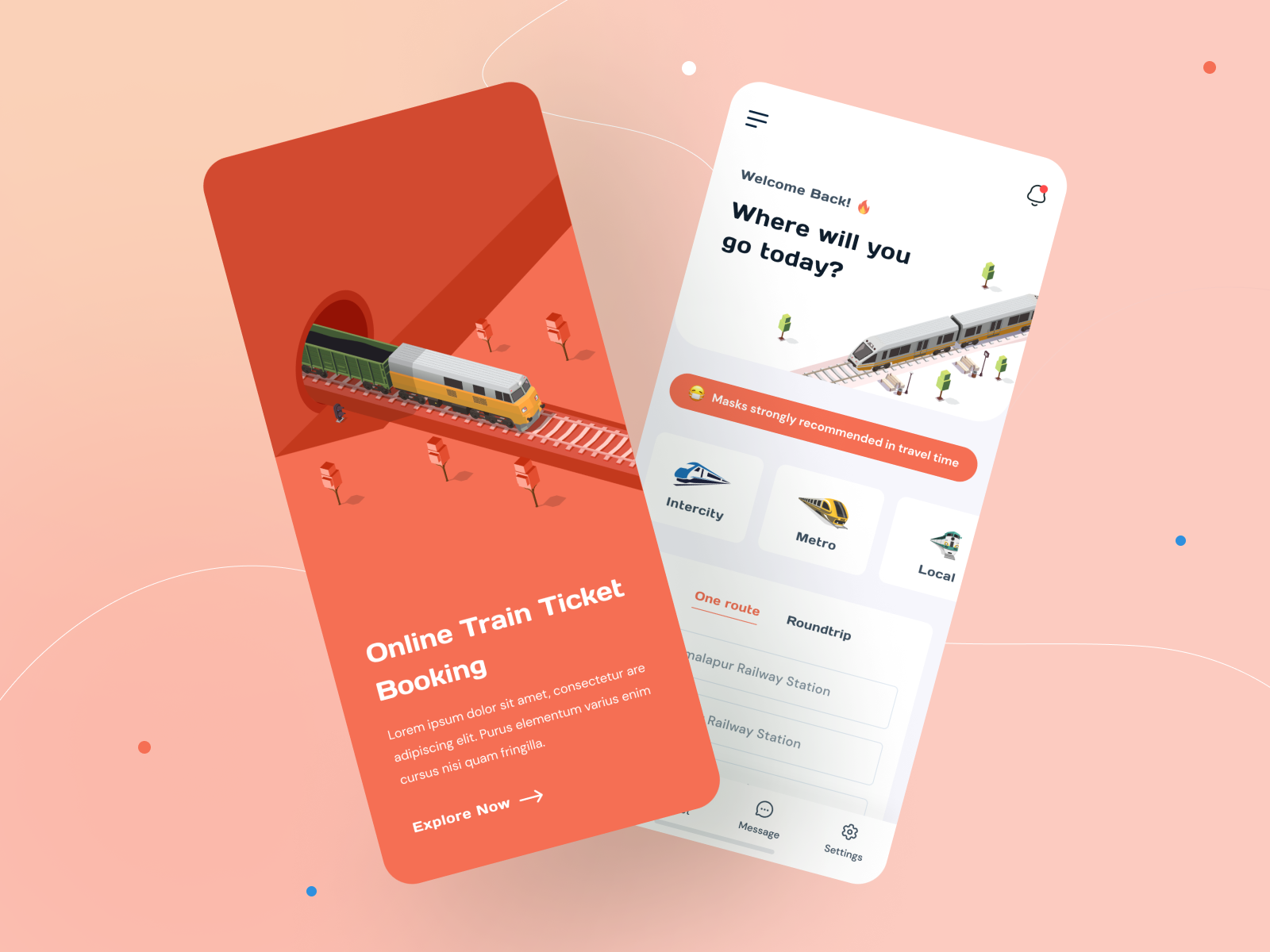 Train Ticket Booking Mobile App by Ruhul Amin on Dribbble