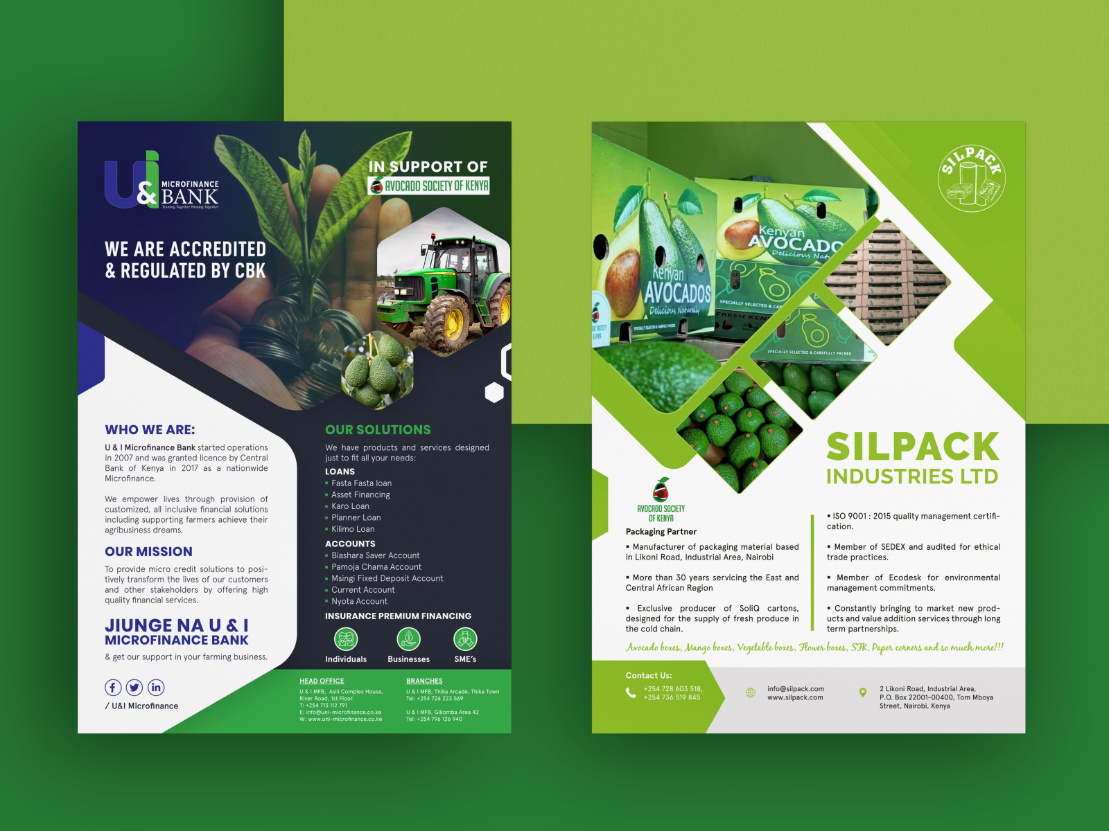 UI & SILPACK Flyer Design by Viola Yegon on Dribbble