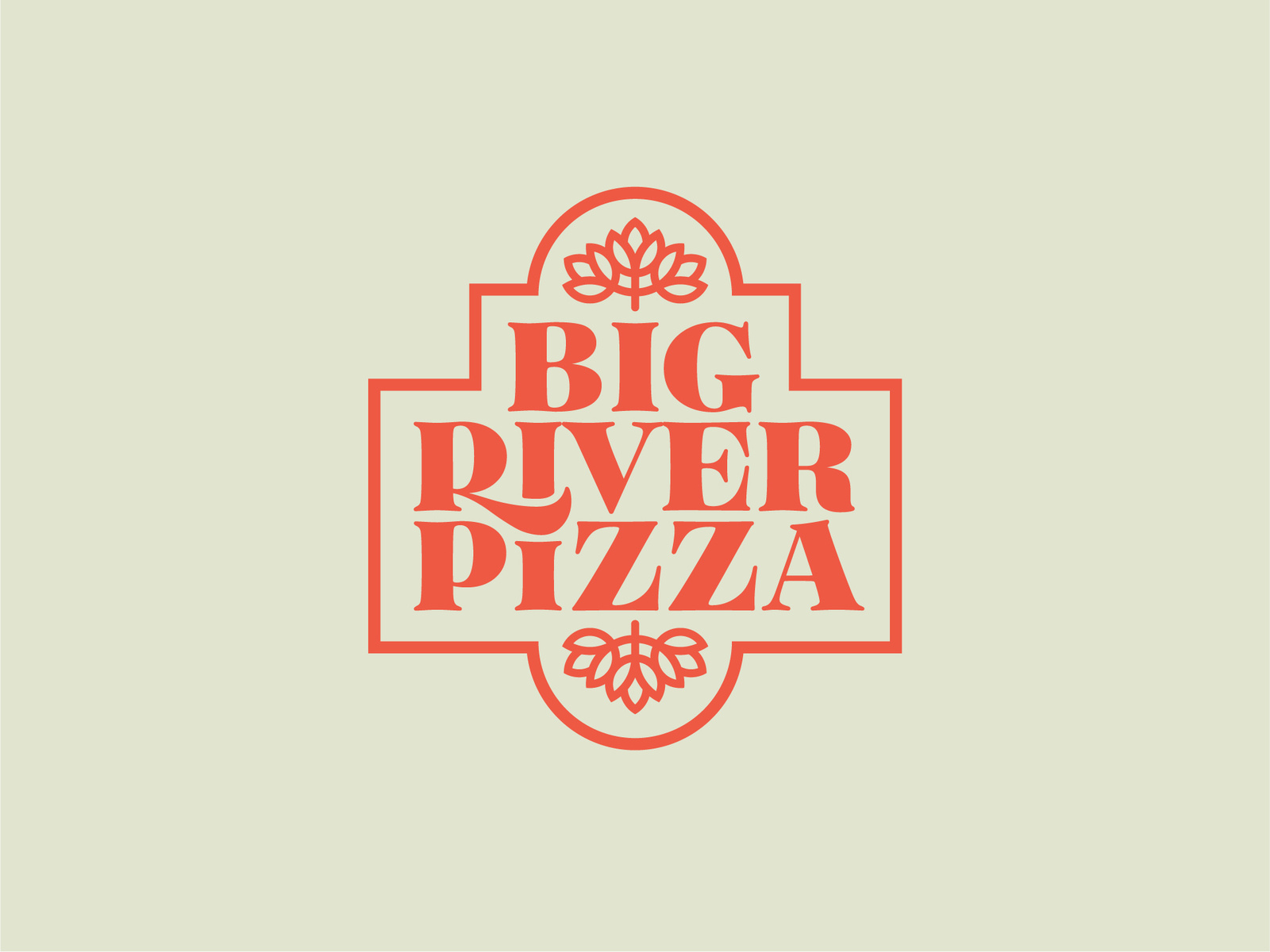 Big River Pizza Logo by Alec Gilbertson for Foreword Co. on Dribbble