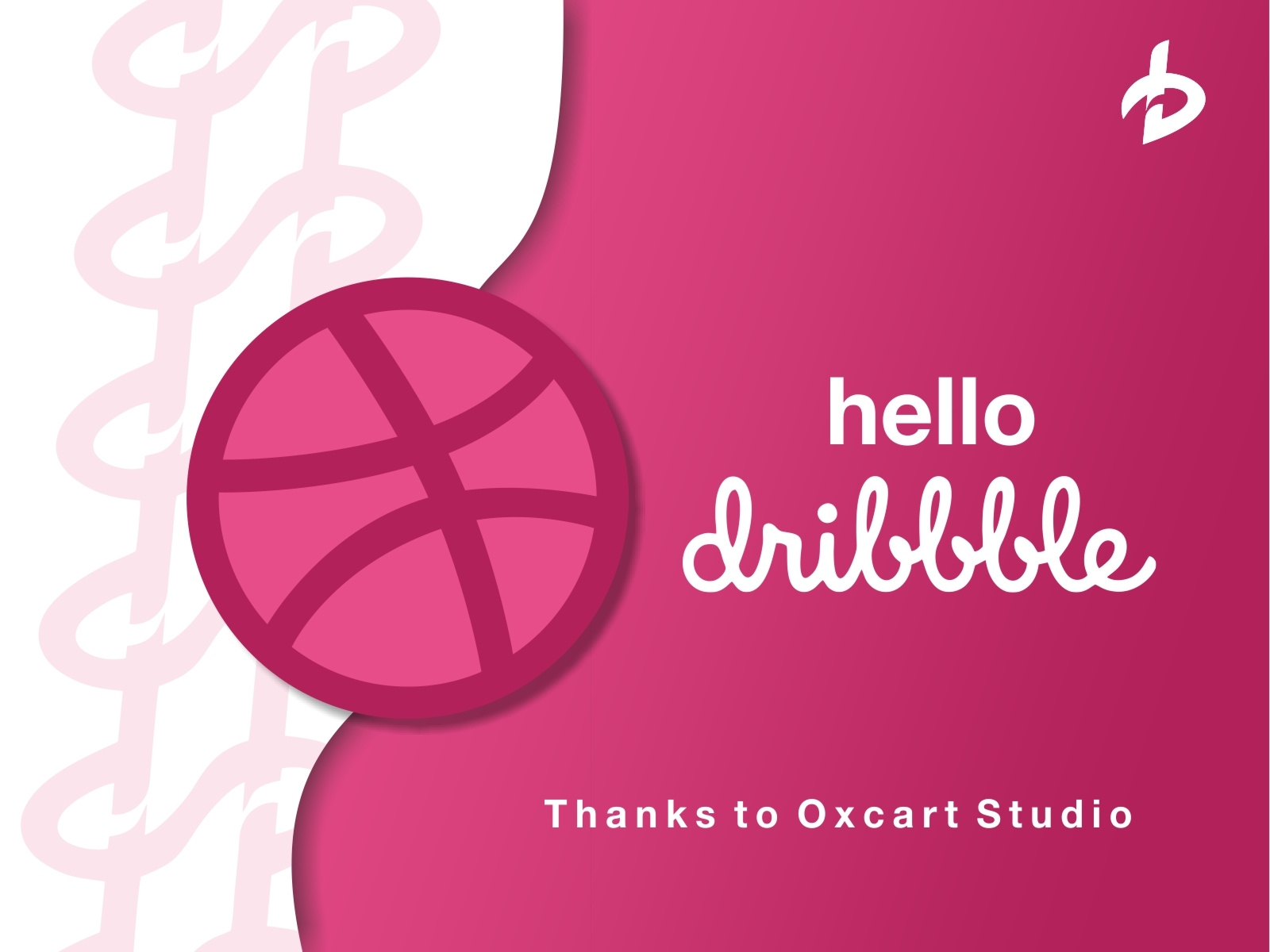 Hello Dribbble! by Behand Graphic on Dribbble
