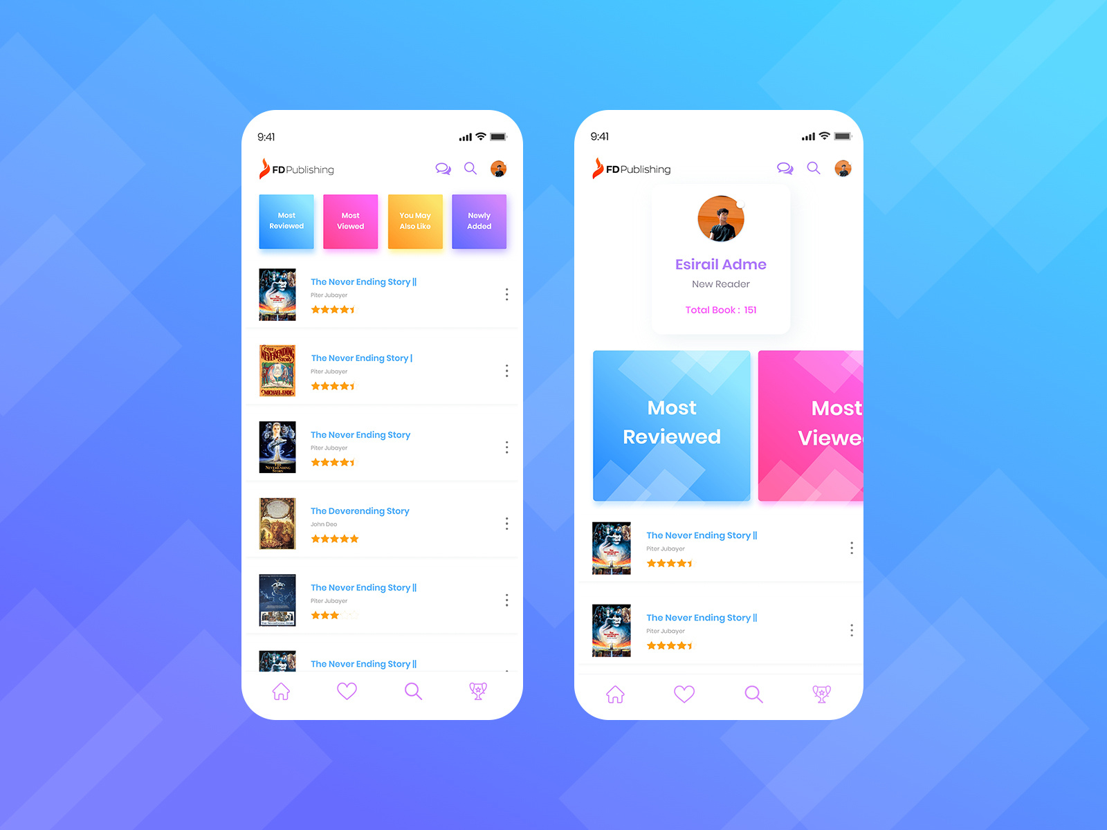 APP FOR BOOK LOVERS by Design Port BD on Dribbble