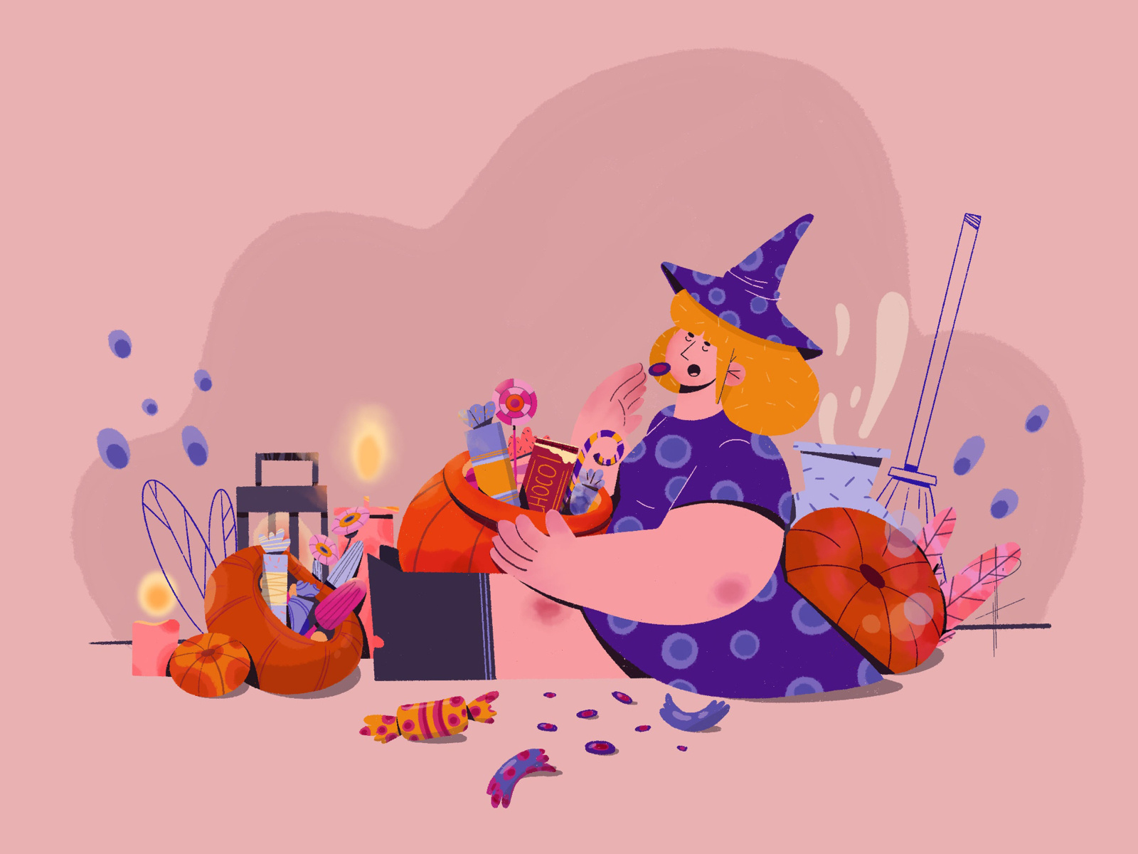 Happy Halloween! by Poltavskaya Nadezda on Dribbble
