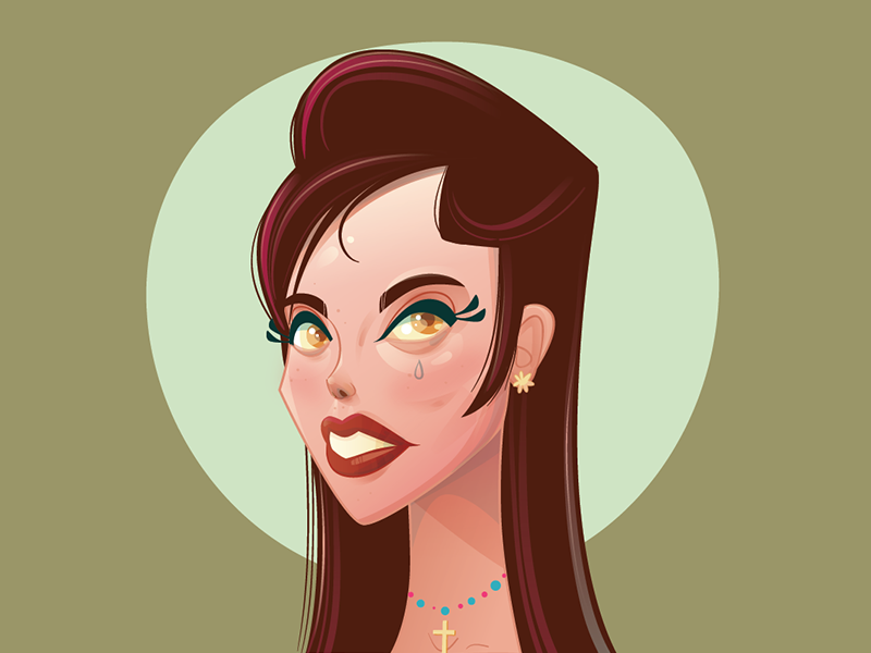 99 Goth Heads #3 by William Dalebout on Dribbble