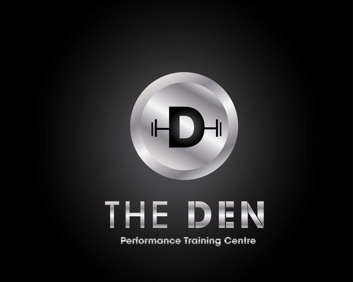 The Den Logo (Metallic Version) by Kristine | Brand Designer on Dribbble