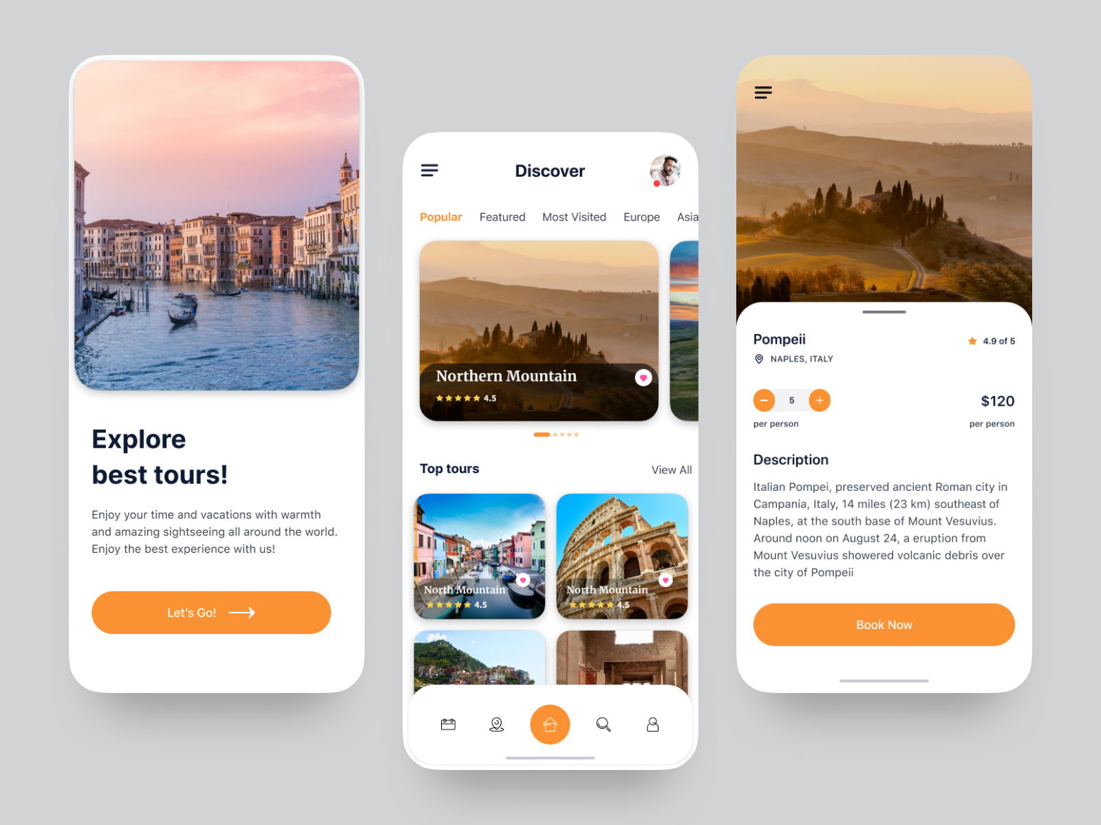 Travel App, Agency, Tour by Stacey Iverson on Dribbble