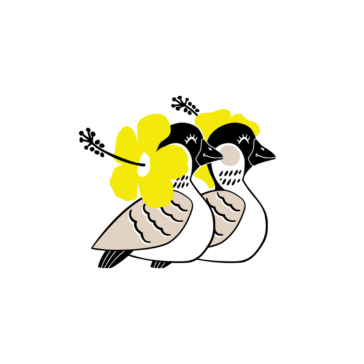 Hawaiian Nene Birds by Tony de la Riva on Dribbble