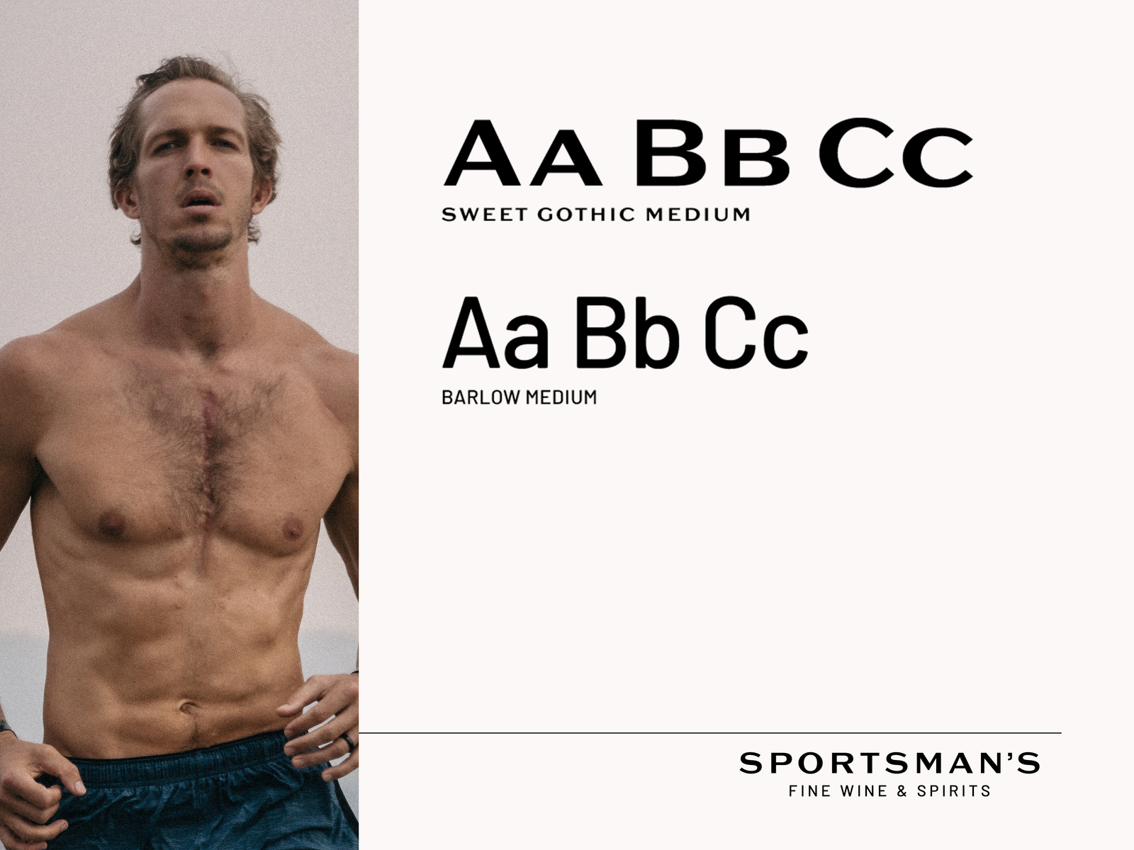 Sportsman's Logo Typography by Tony de la Riva on Dribbble