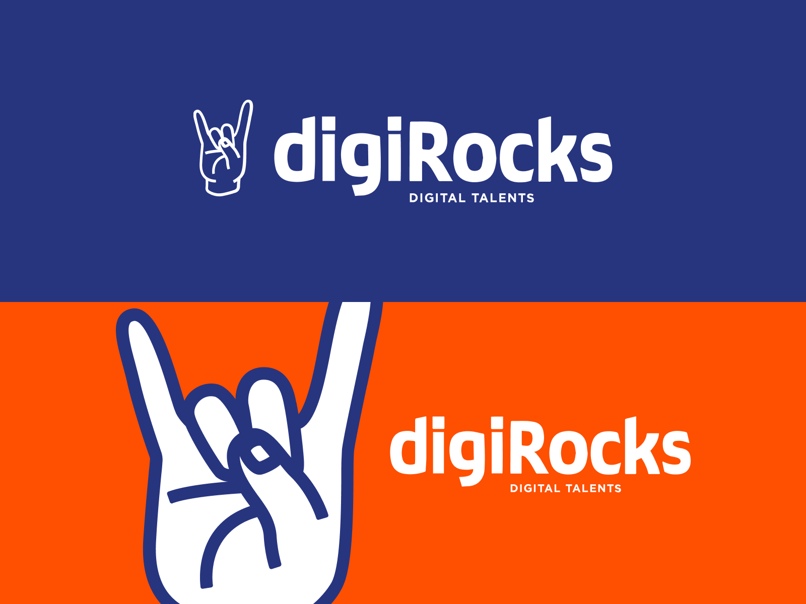 Digirocks branding by Les Indiens on Dribbble